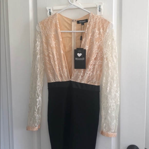 Missguided | Pants & Jumpsuits | Missguided Long Sleeve Jumpsuit Size ...